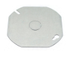 PJ - 4" Octagon Metal Flat Cover W/ 1/2" Knockout (Pre-Galvanized Steel ...