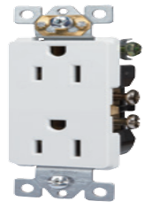 PJ - ELECTRICAL DUPLEX RECEPTACLE (PLUG)-W-DEC