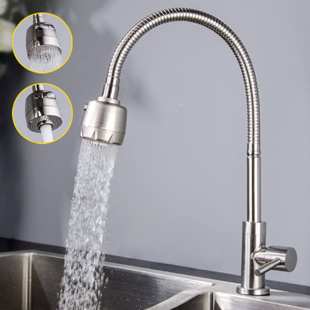 PJ - METAL FLEXIBLE KITCHEN FAUCET